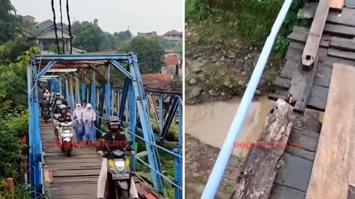 Jembatan Ledeng Direnovasi, Tutup Sementara Akses Warga