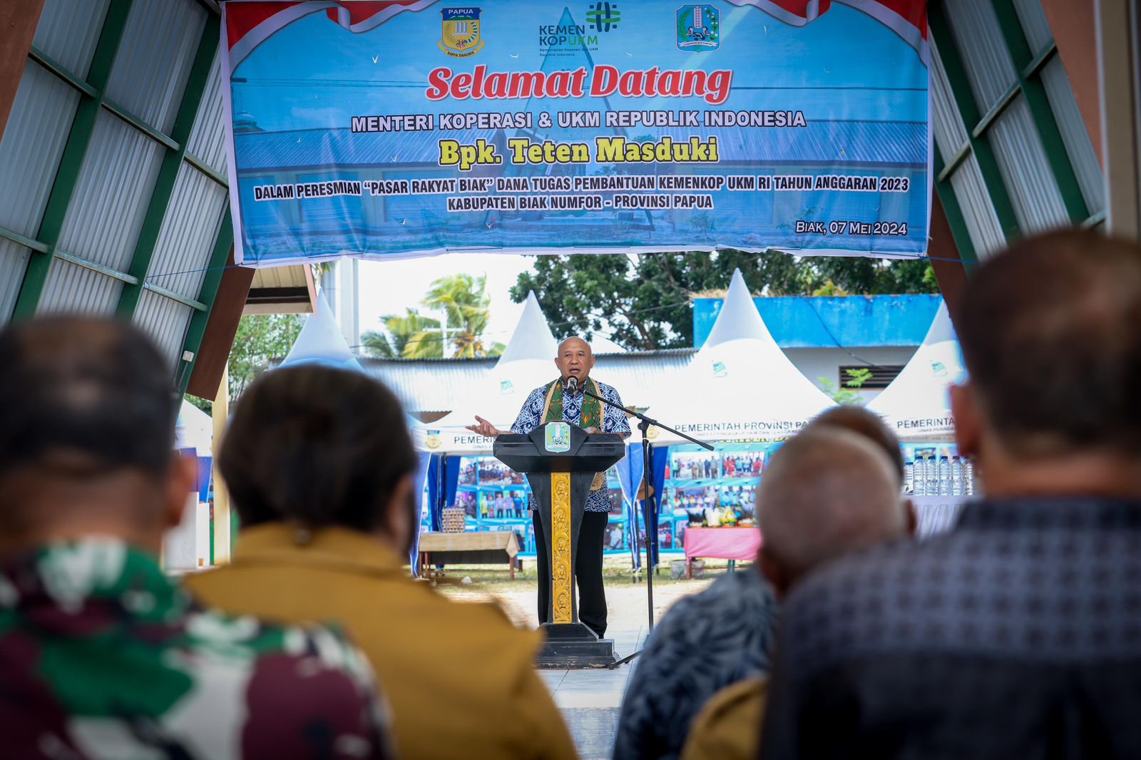 Pasar Rakyat Biak Numfor Tak Kalah dengan Pasar Modern