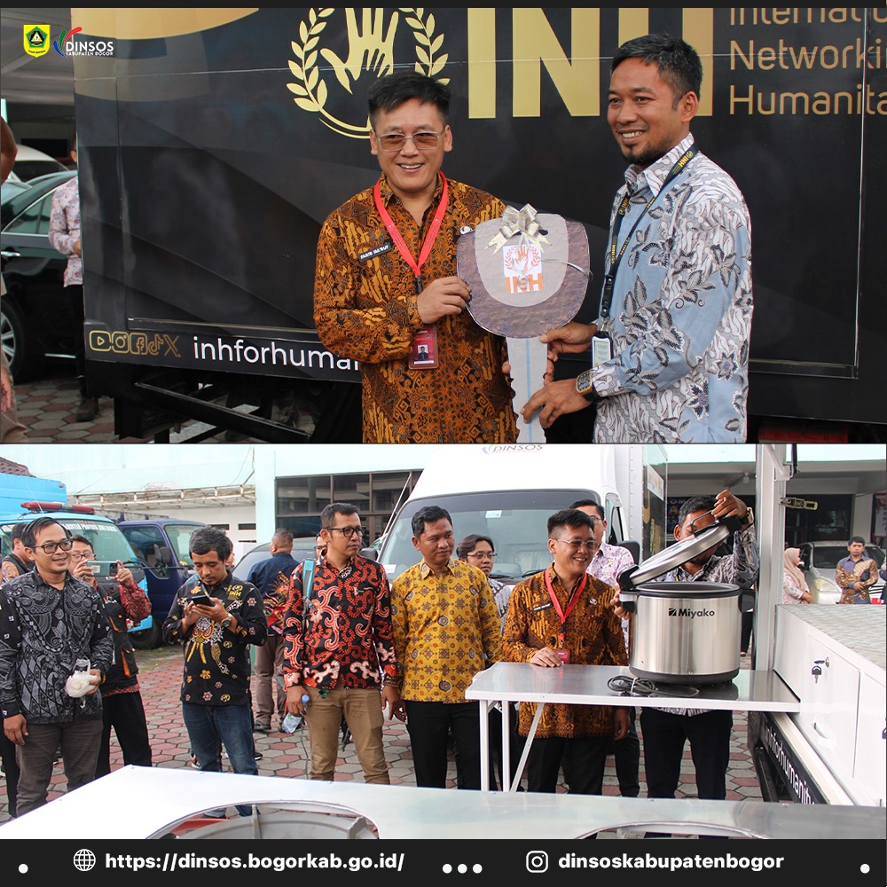 Dinsos Bogor Dapat Hadiah Mobil Dapur Umum dari INH